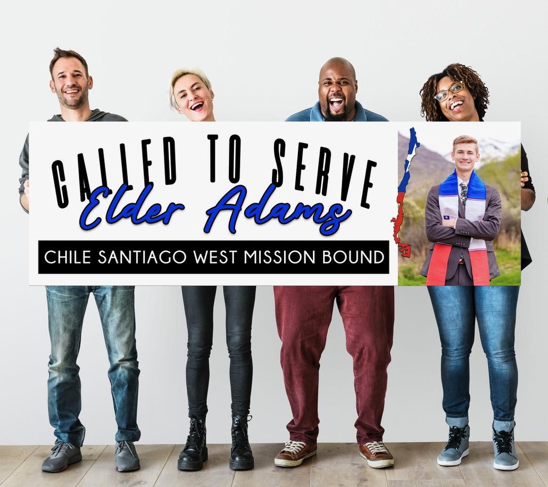 Welcome Home Missionary Banner – Custom Mission Homecoming Sign, 6’x2 ...