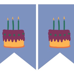 Happy Birthday Banner - Birthday Bunting Banner - Birthday Decorations ...