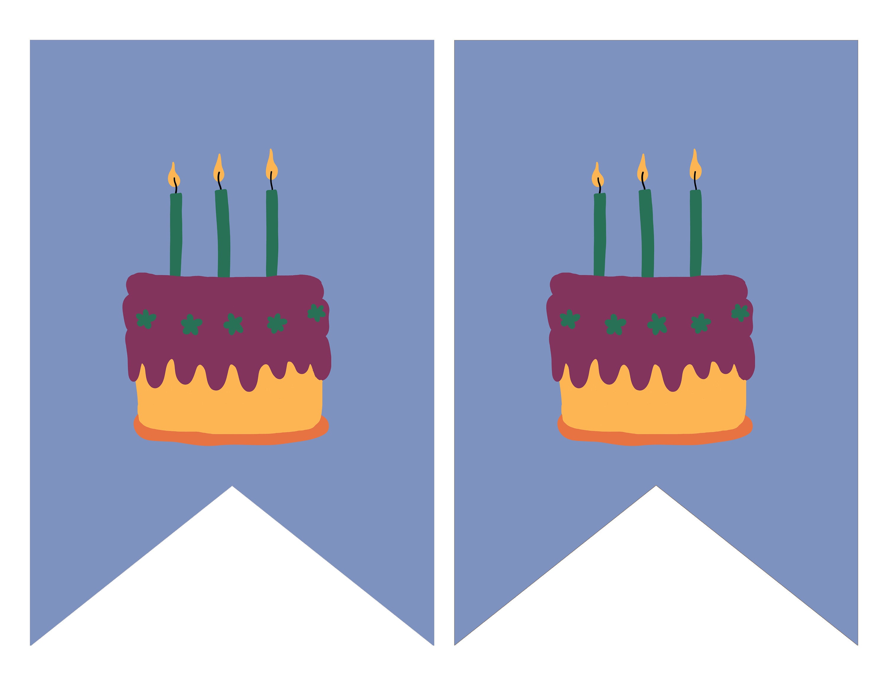 Happy Birthday Banner - Birthday Bunting Banner - Birthday Decorations ...