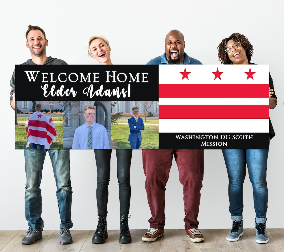 Welcome Home Missionary 6x2' Poster Mission Homecoming Print Mission ...