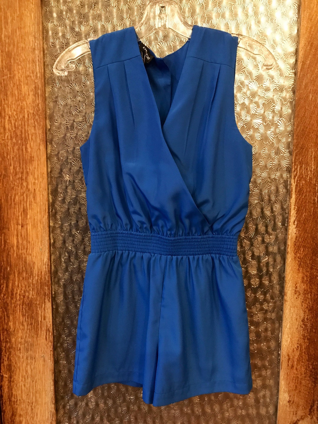 Blue Shorts Romper Suit With Tailored Waist - Etsy