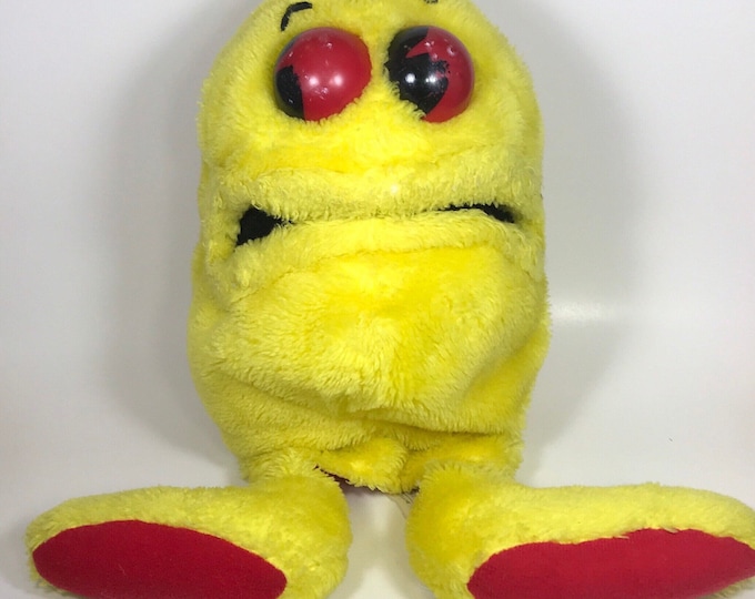 Vintage 80’s Pac-man Plush Hand Puppet - Etsy