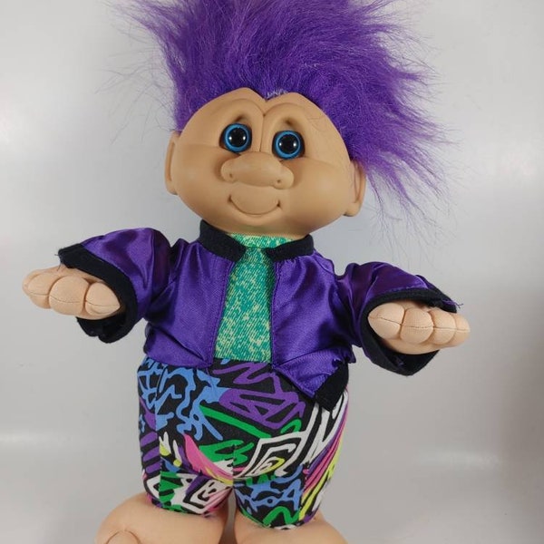 Blue Hair Troll Doll - Etsy