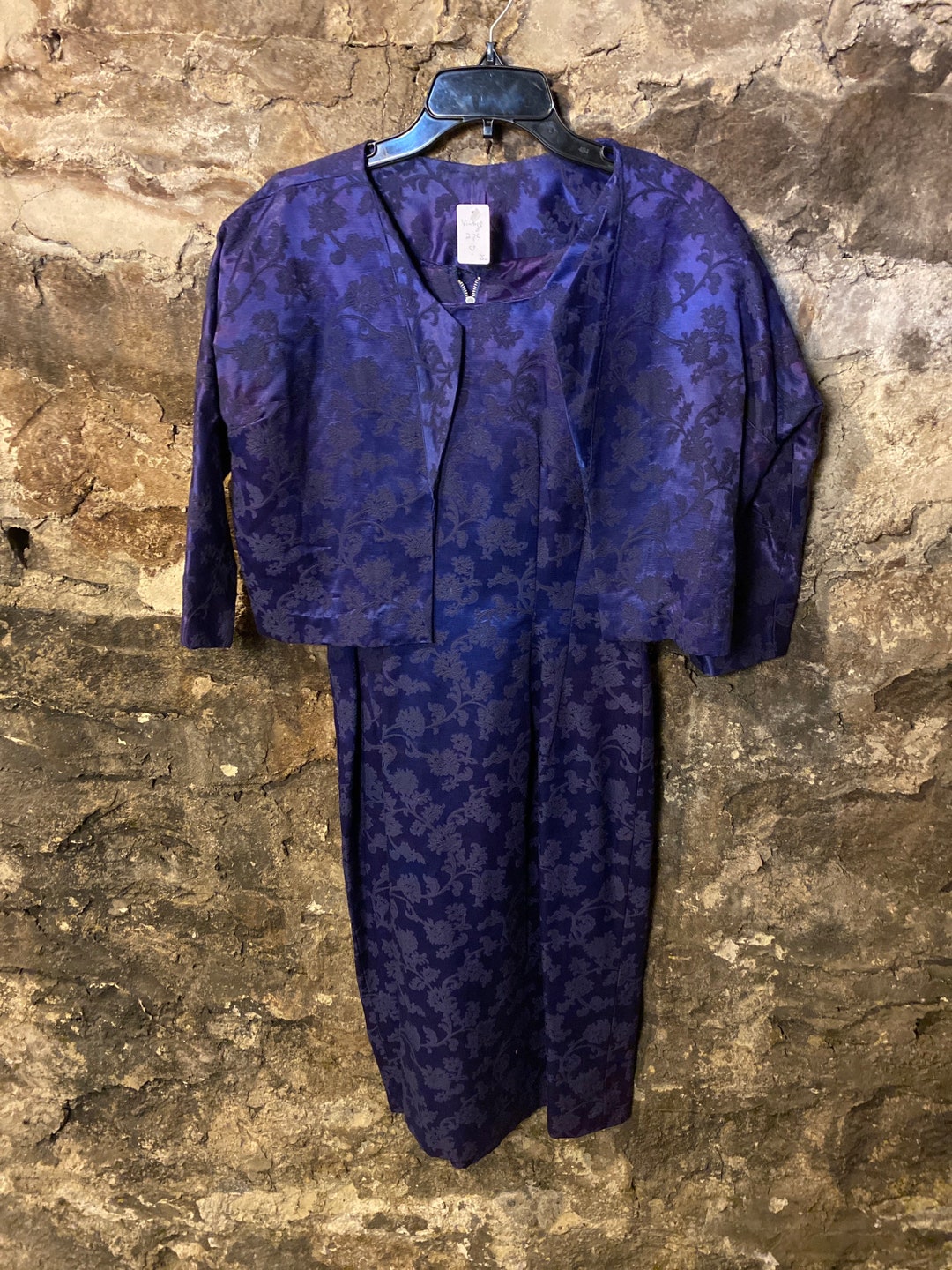 VINTAGE Deep Purple Two Piece Set - Etsy