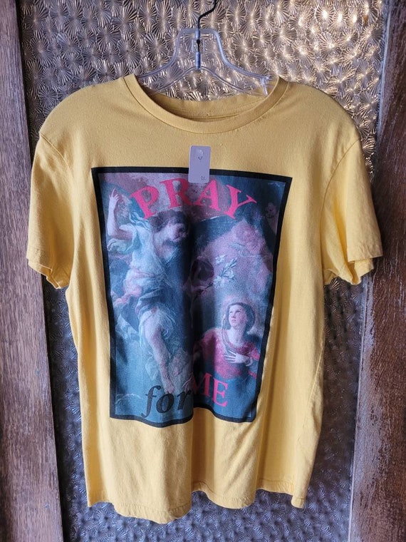 Funny pray for Me Yellow Meme Shirt - Etsy