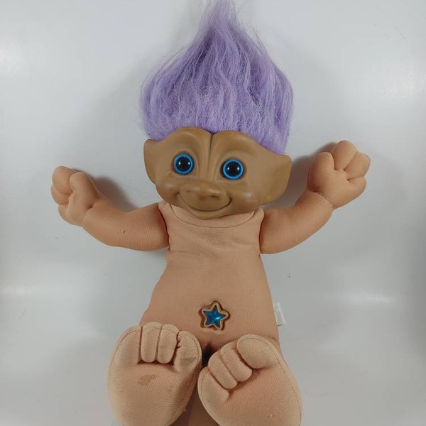 Purple Hair Troll - Etsy