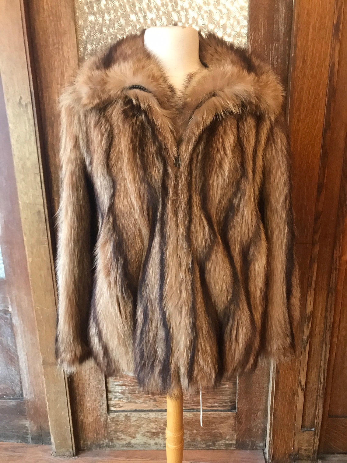 Vintage Genuine Muskrat Fur Coat - Etsy