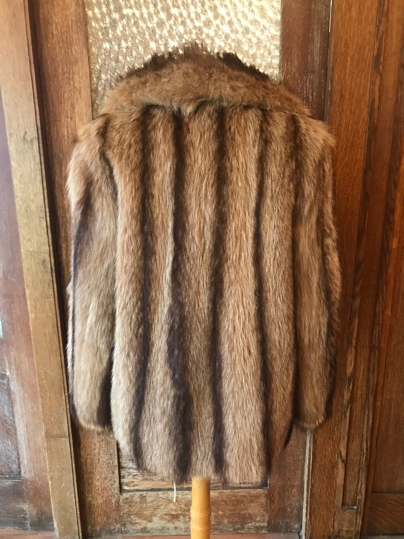 Vintage Genuine Muskrat Fur Coat - Etsy