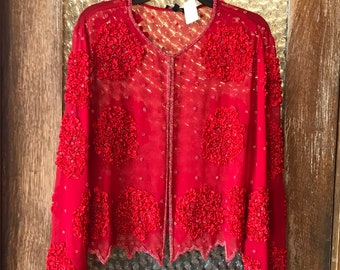 Sheer Open Blouse - Etsy