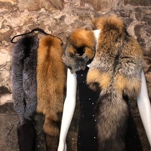 Whole Fox Pelt Scarf - Etsy