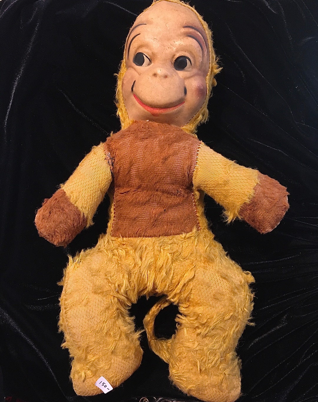 VINTAGE Antique Handpainted Monkey Doll - Etsy