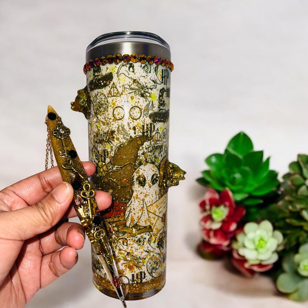 Wizard Bundle Set | Glow in the Dark 20 Oz Stainless Steel Snowglobe ...