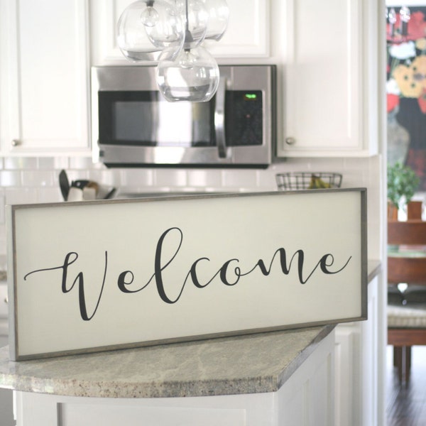 Foyer Welcome Sign - Etsy