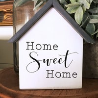 Wood Block Farmhouse Signs! Shelf/free Standing Primitive Signs - Etsy