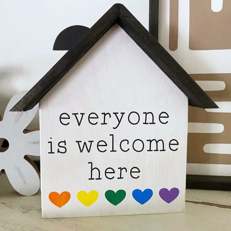 All Are Welcome Here - Etsy