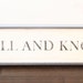 Be still and know wood sign scripture sign vintage style be | Etsy