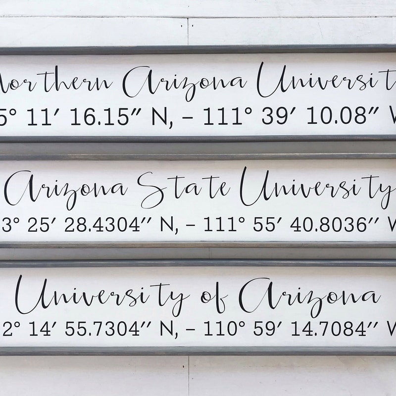 City Coordinates Sign - Etsy