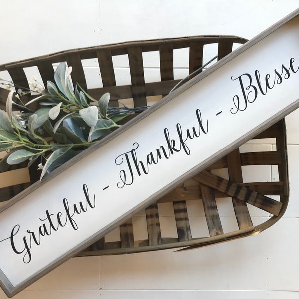 Grateful Sign - Etsy