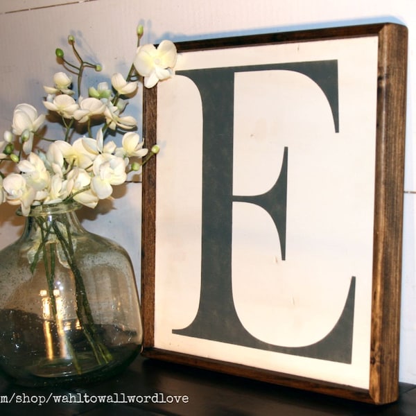 Rustic Wood Letters - Etsy