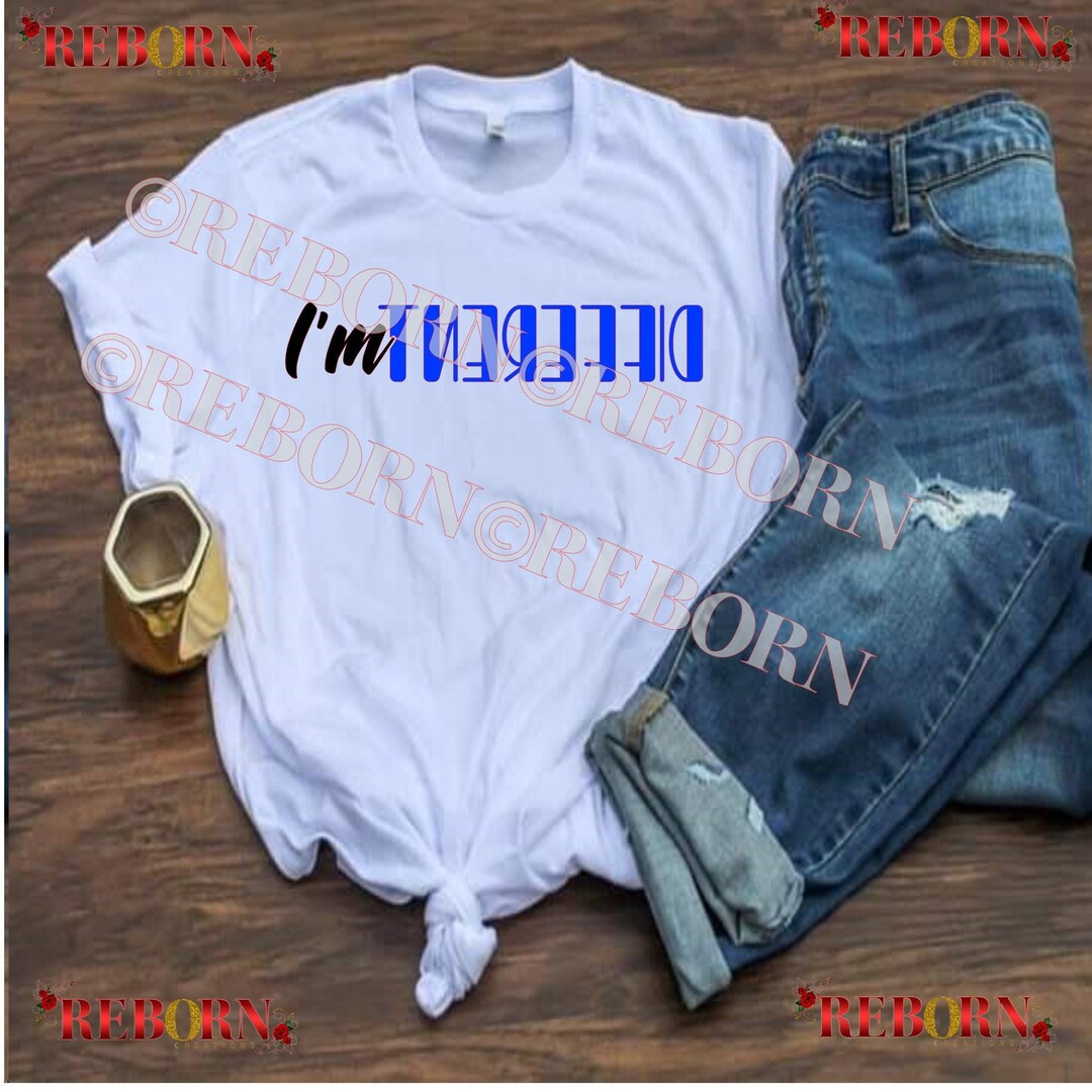 I'm Different Unisex Style T-shirt (the Word "different" Color Can Be ...