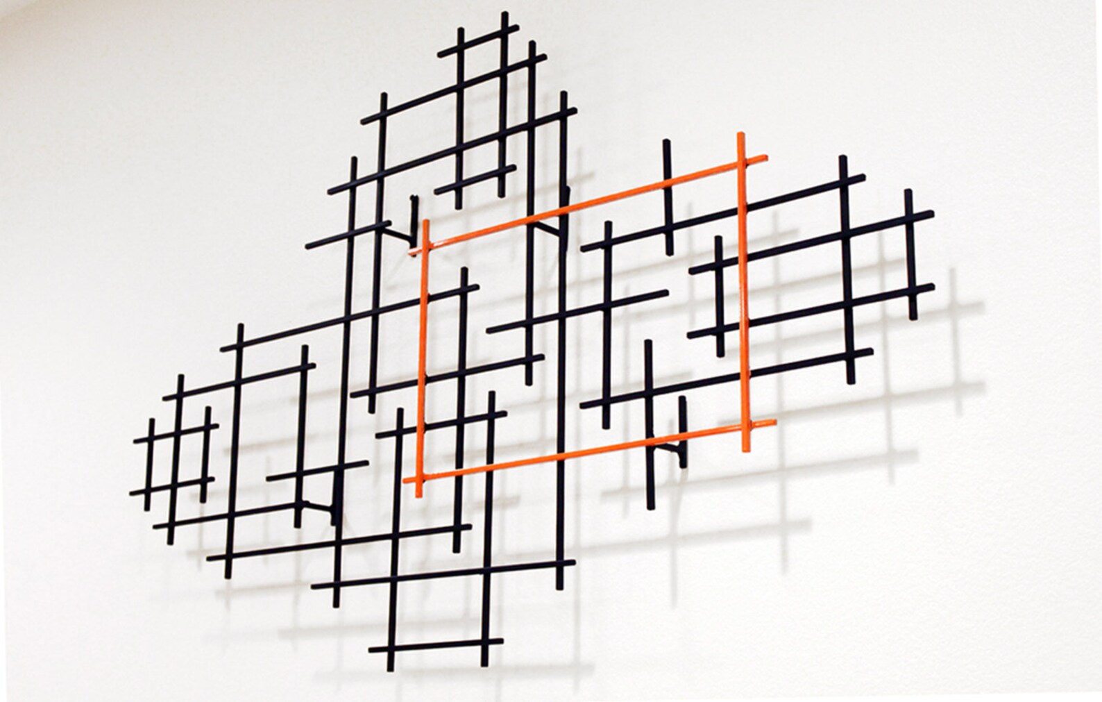 Metal Wall Sculpture "rectangulation", Abstract, Modern Design, Wall ...