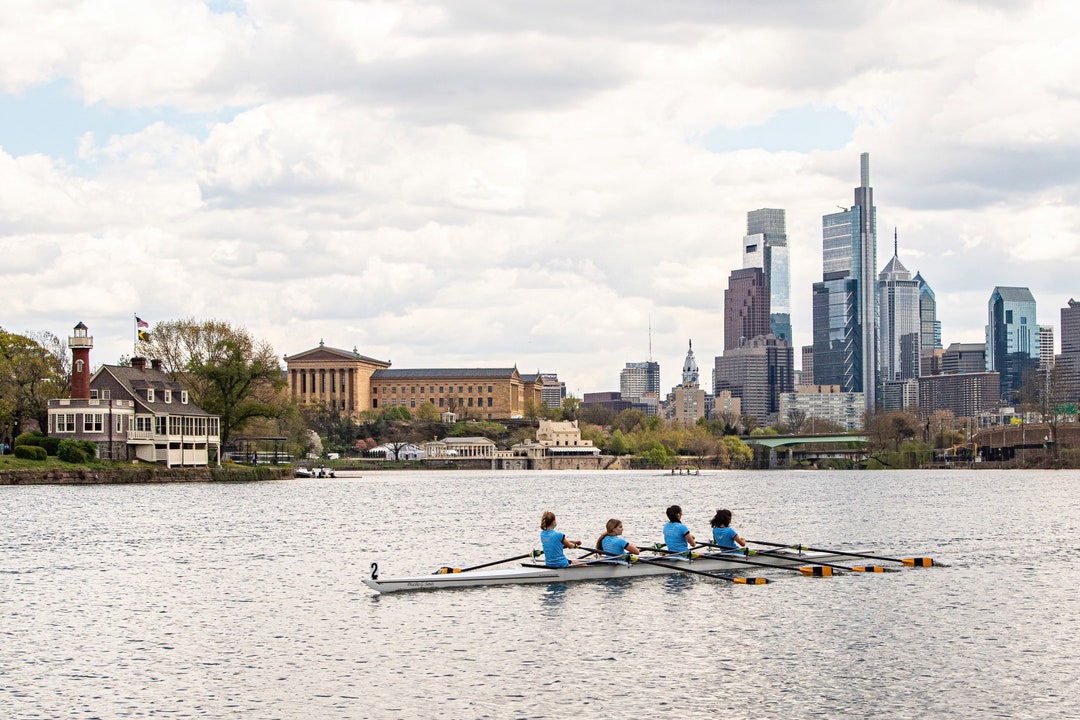 Philadelphia Boathouse Row Turtle Rock Lighthouse Sedgeley Club Art ...