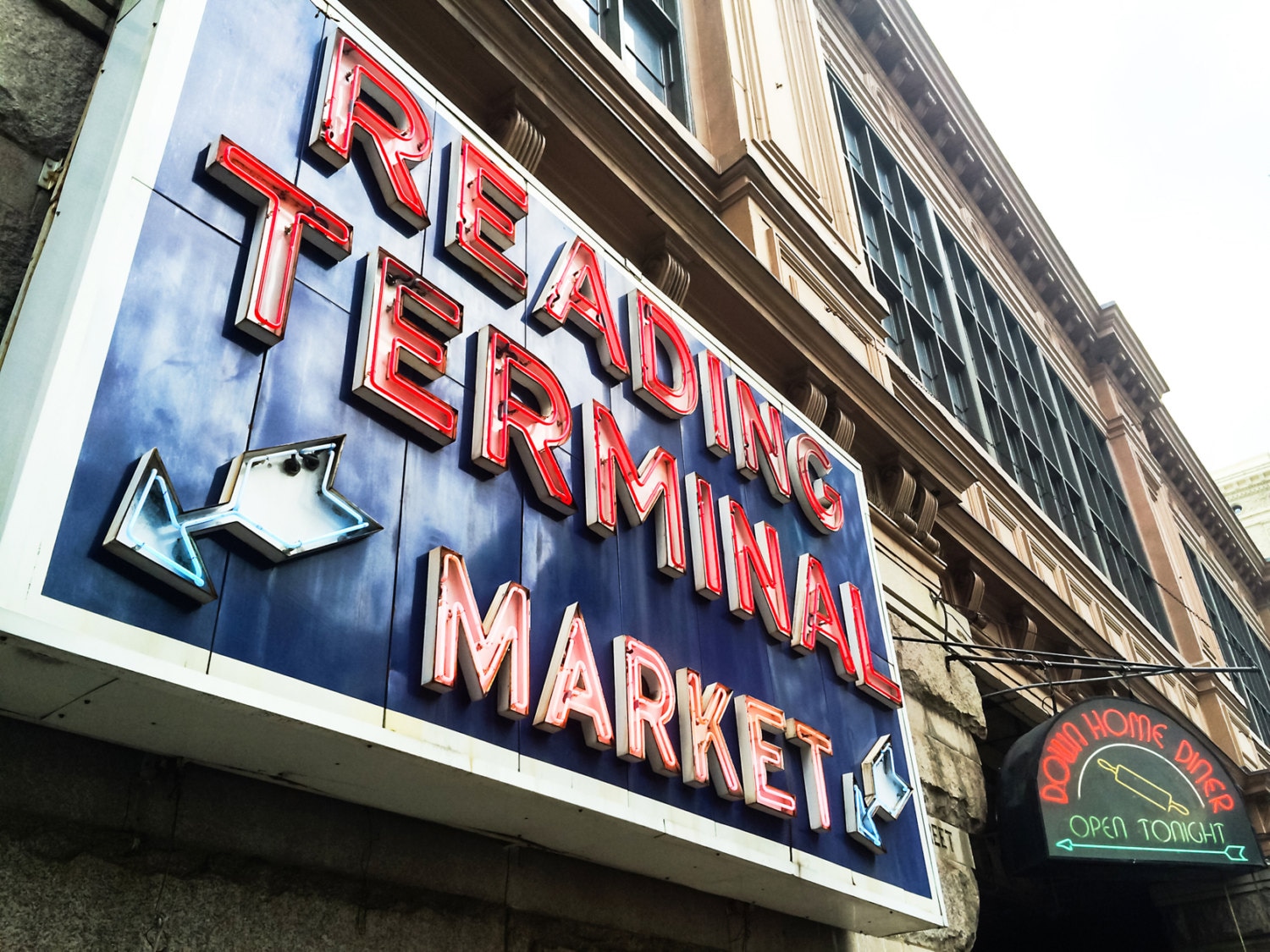 Reading Terminal Market Philadelphia Landscape Photo - Etsy