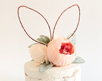 Bunny Cake Topper | Etsy