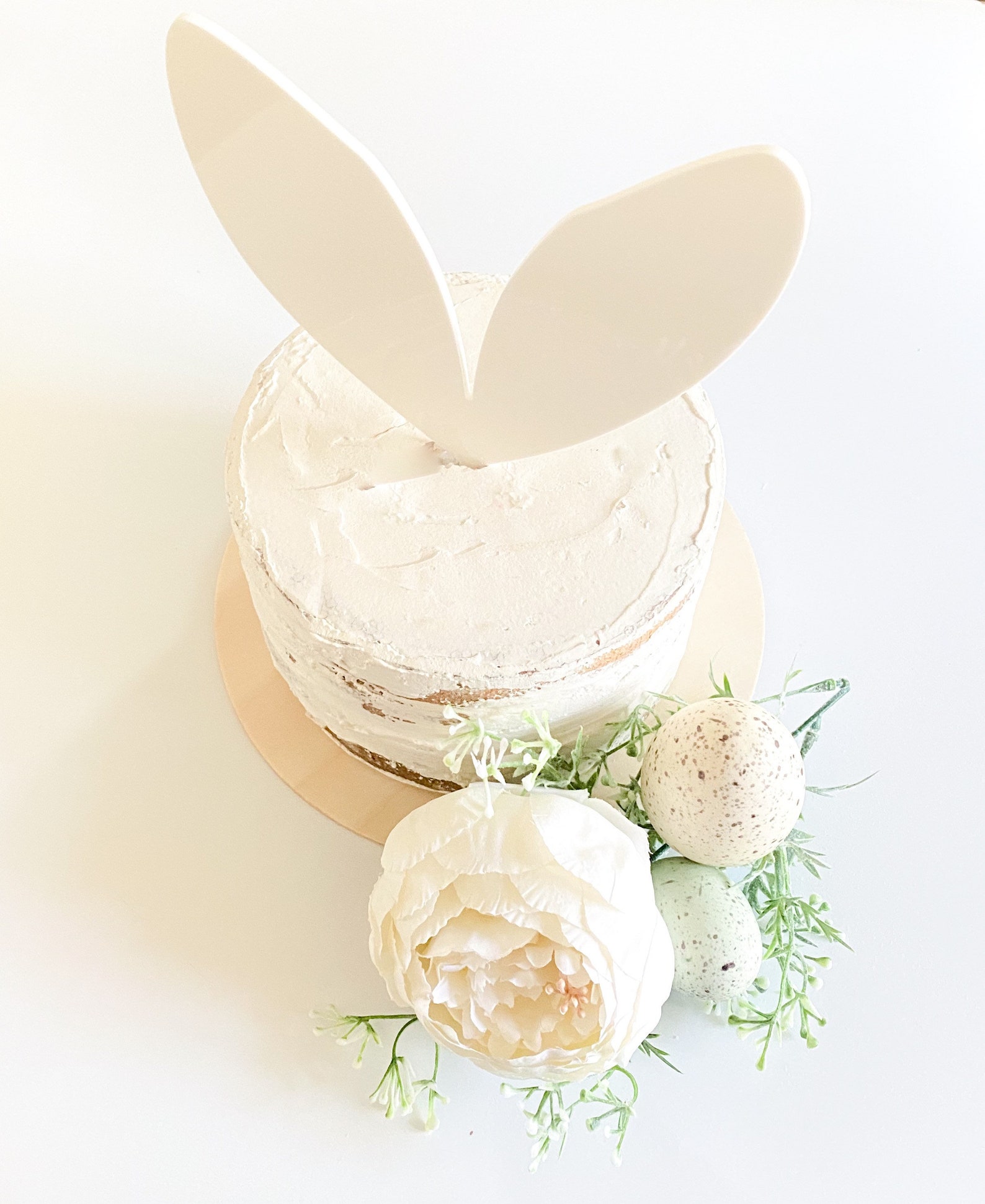 Acrylic Bunny Ears Cake Topper // Peter Rabbit // First - Etsy
