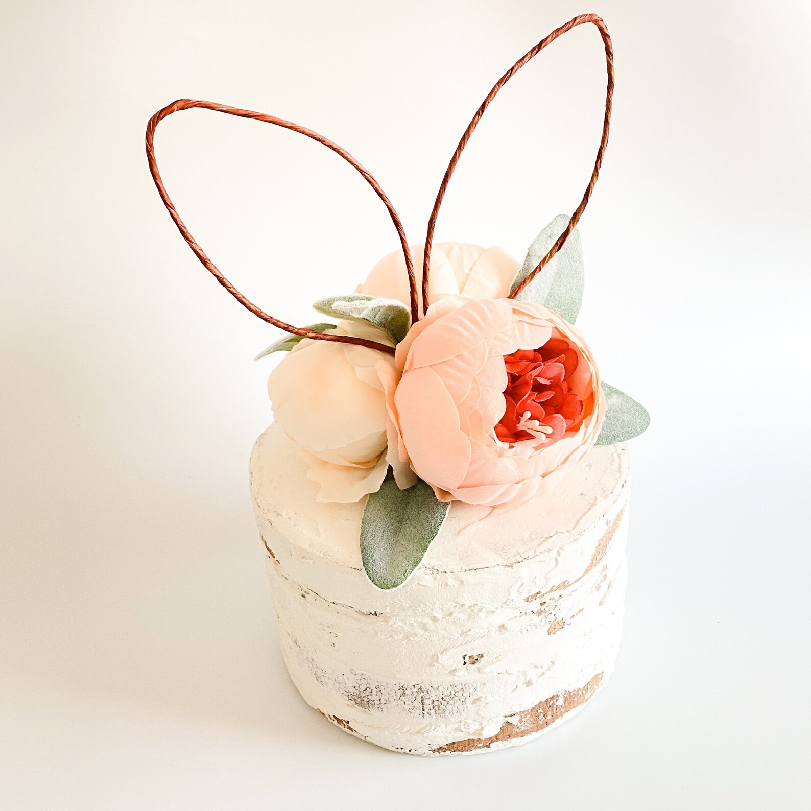 Bunny Ears Cake Topper // Spring Cake Topper // Easter Cake | Etsy