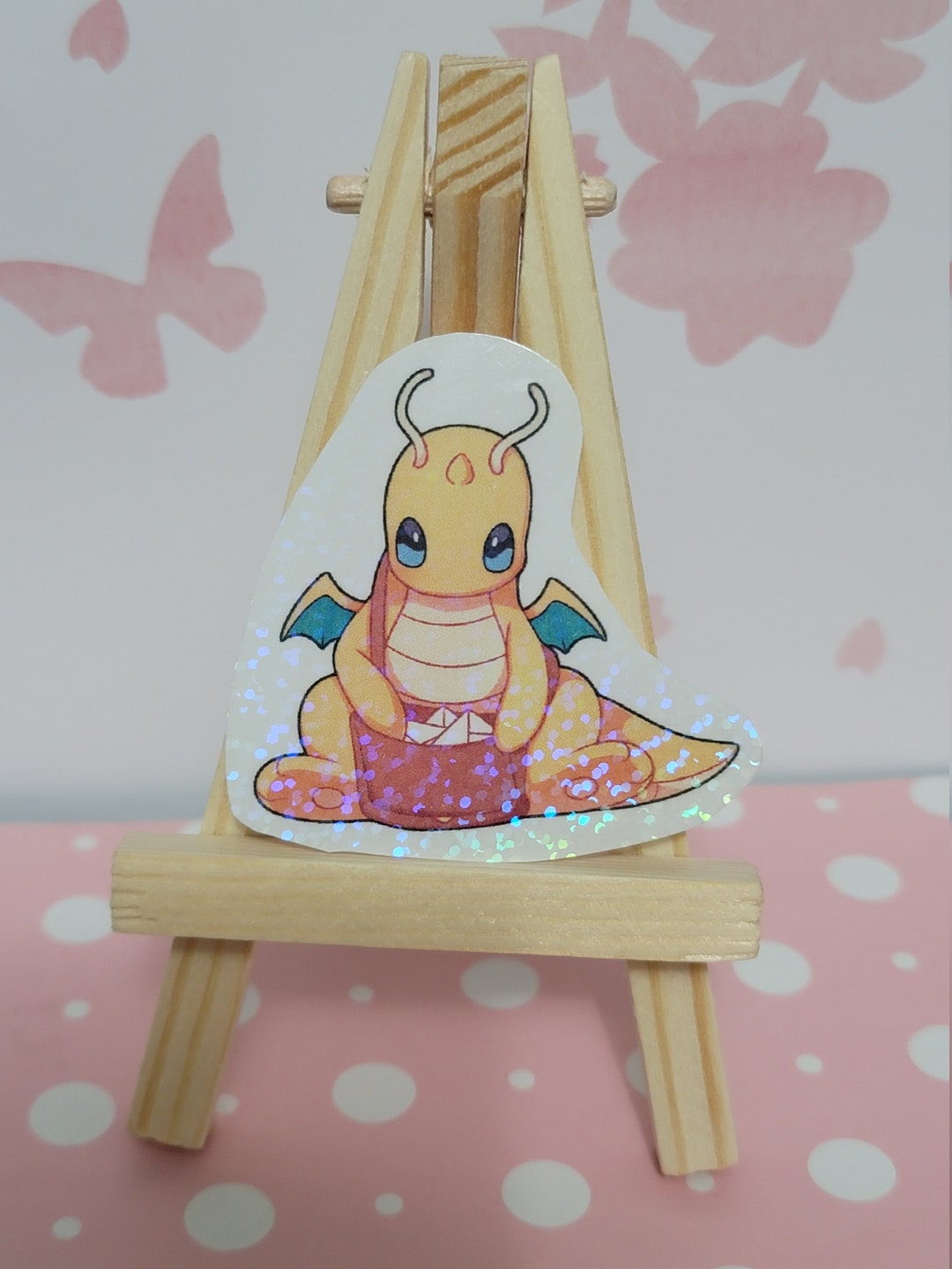 Dragonite Holographic Sticker - Etsy