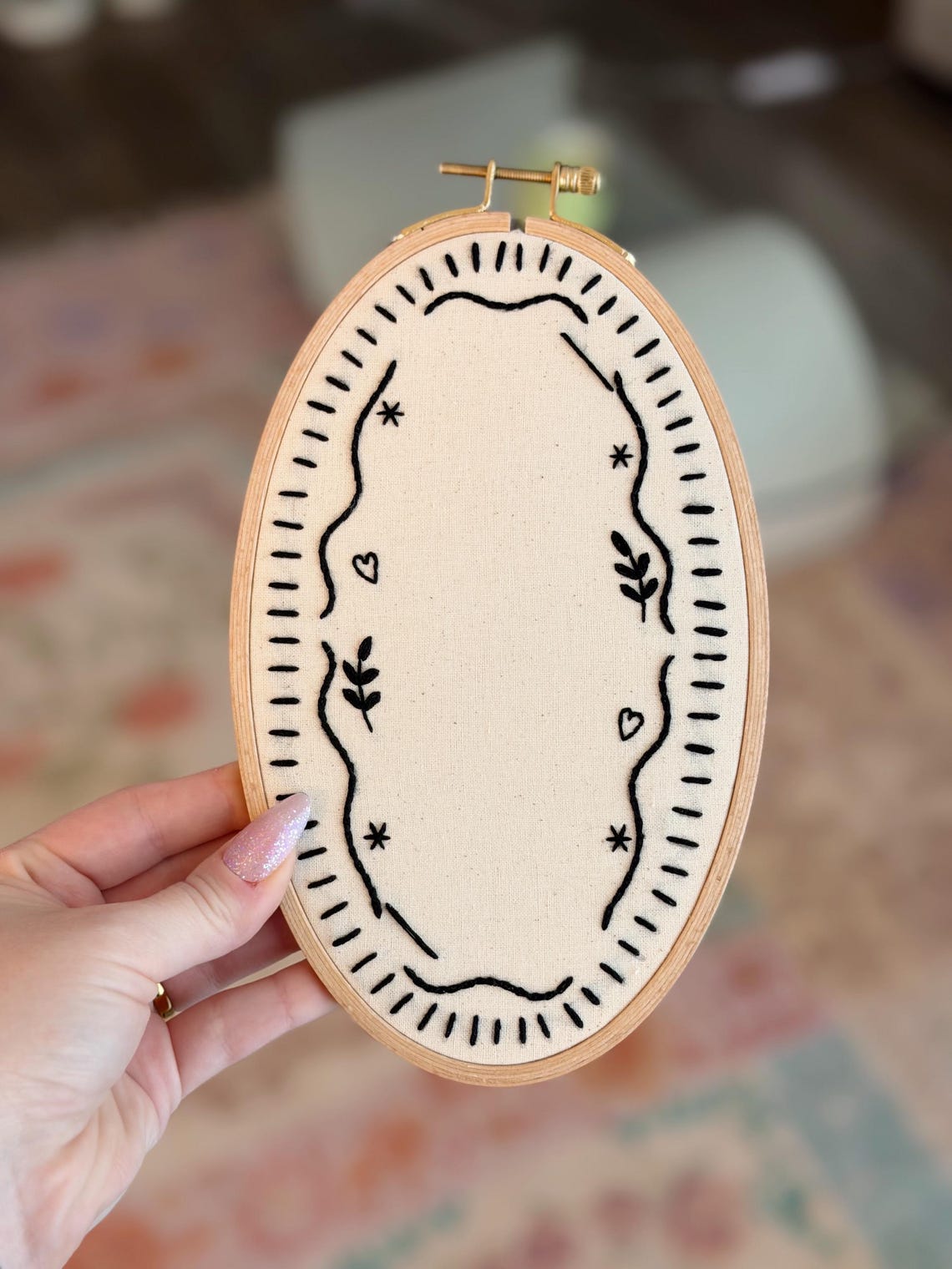 Embroidered Photo Strip Booth Frame - Fits 2x6 Photo - Etsy