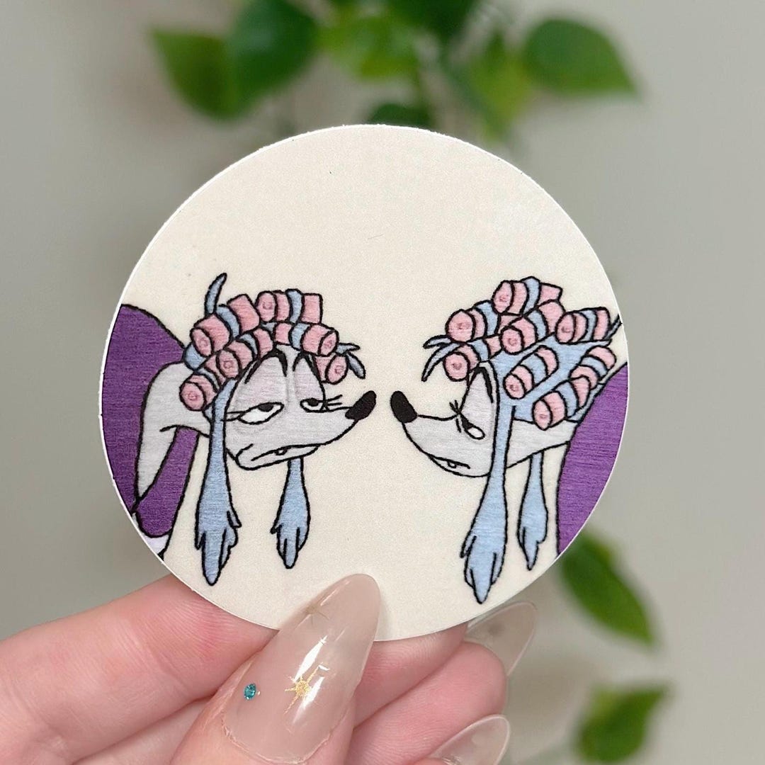 Embroidery Sticker - Oliver & Company (1988) - Georgette - Etsy