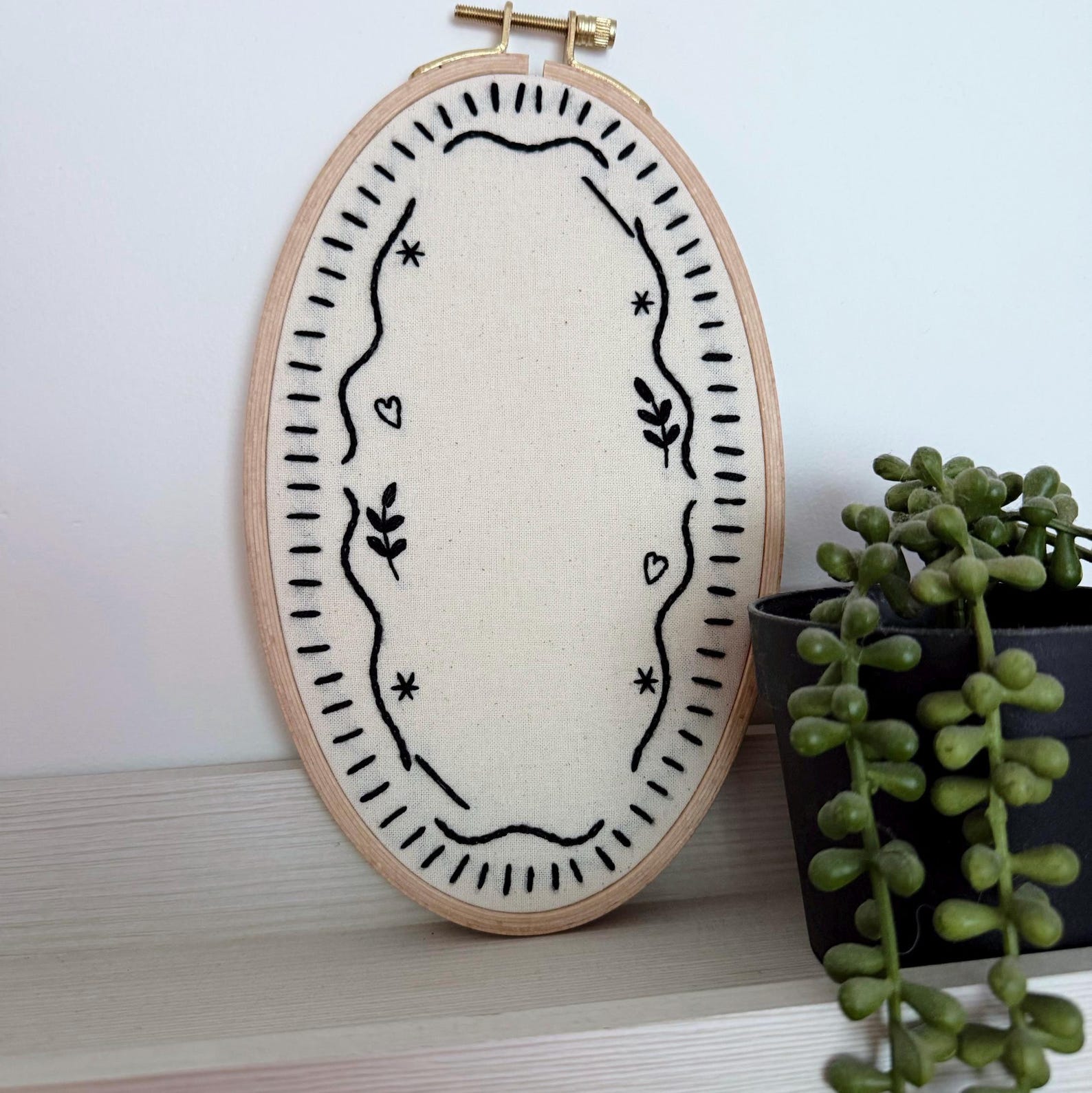 Embroidered Photo Strip Booth Frame - Fits 2x6 Photo - Etsy