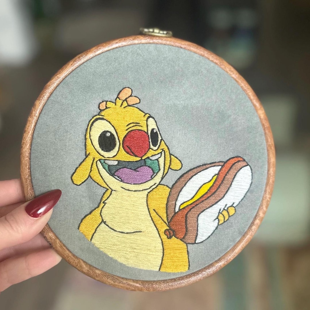 Reuben - Lilo and Stitch - Sandwich Stacker - Embroidery - Etsy