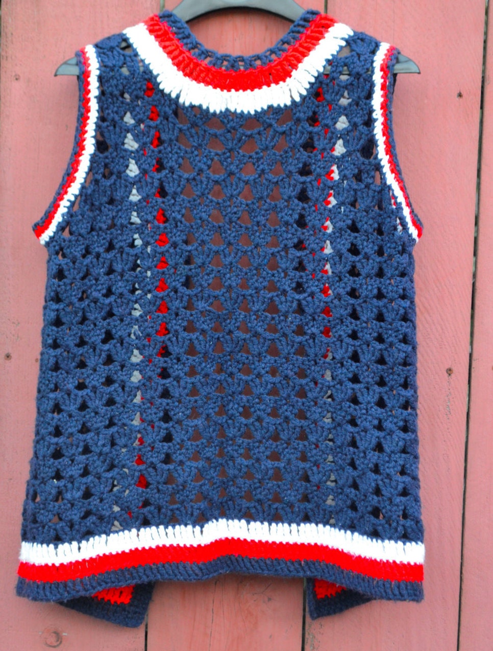60s Mod Vest, Knitted Vest,color Block,vintage Vest,op Art, Knitted ...