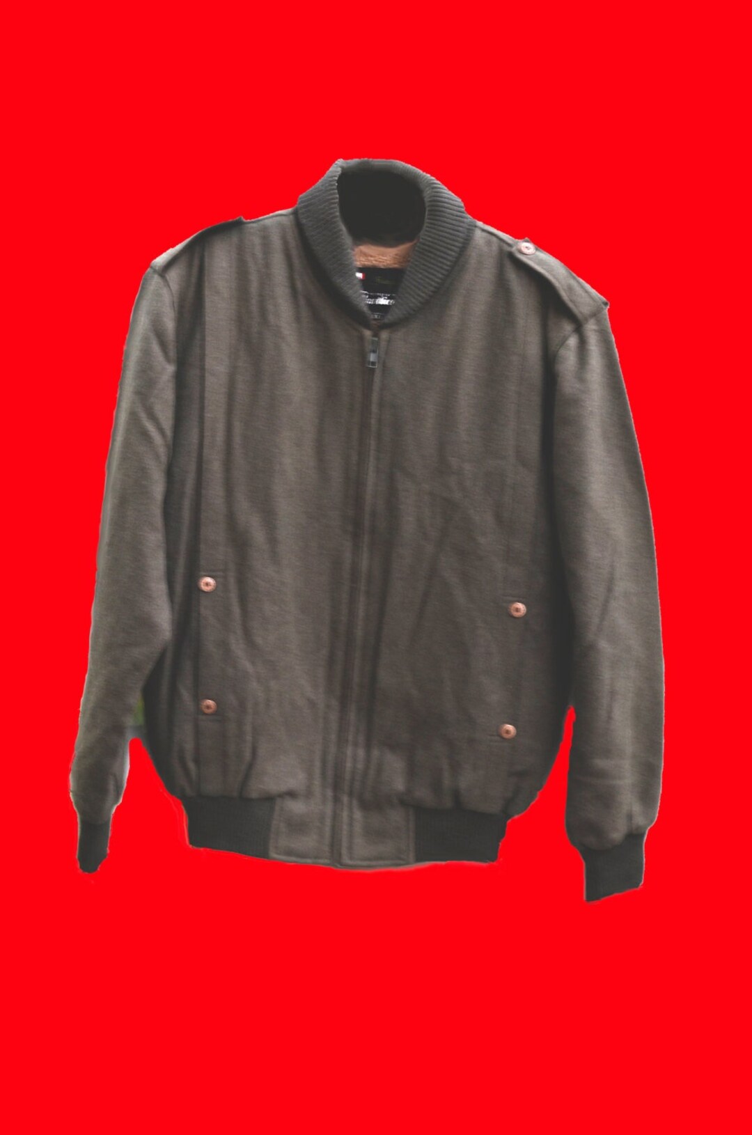 Bomber Jacket Boutique Wool Coat Military Look Flight Jacket Racing ...