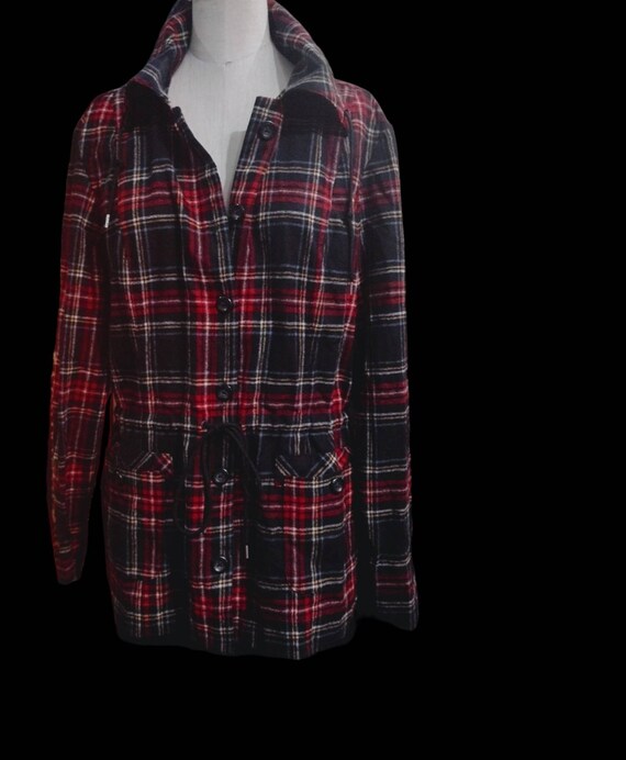Pendleton plaid flannel shirt virgin wool lightweight… - Gem