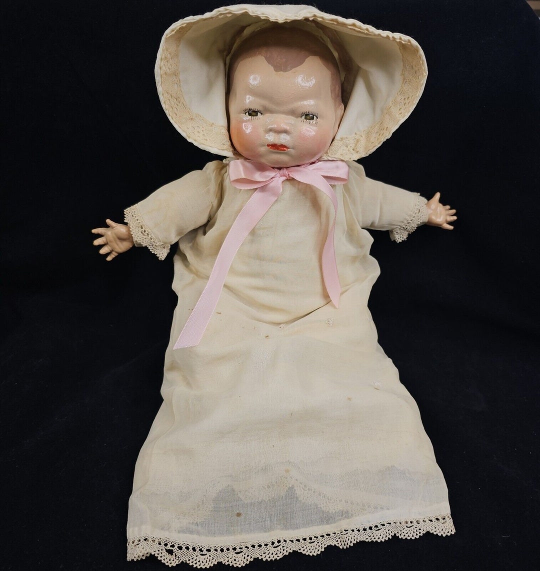 Antique 1920s BYE-LO Baby Doll by Grace Storey Putnam 12" Compo/linen ...