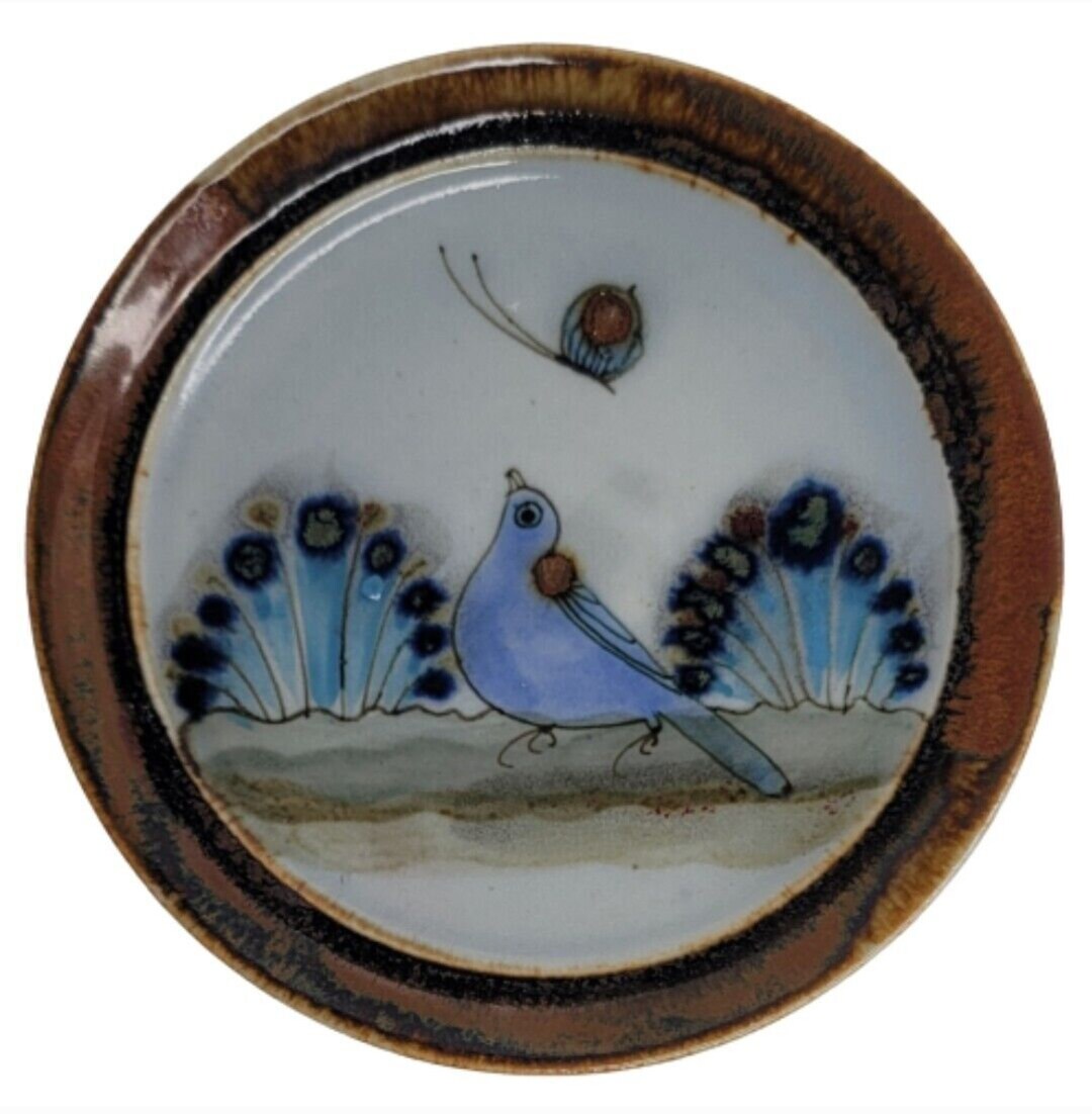 1960s Ken Edwards 7.5 Salad Plate Bird Butterfly Mexico - Etsy