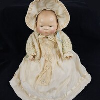 17" Antique Bye-lo Baby Doll With Original and Replacement Clothes ...