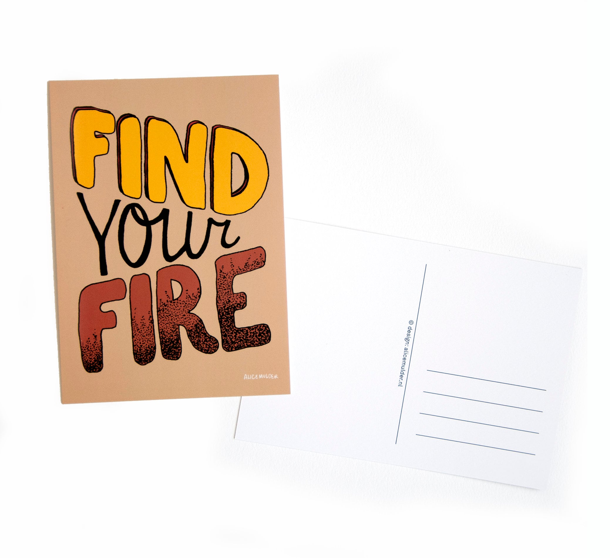 Inspirational Card Find Your Fire Motivational Quote Greeting - Etsy