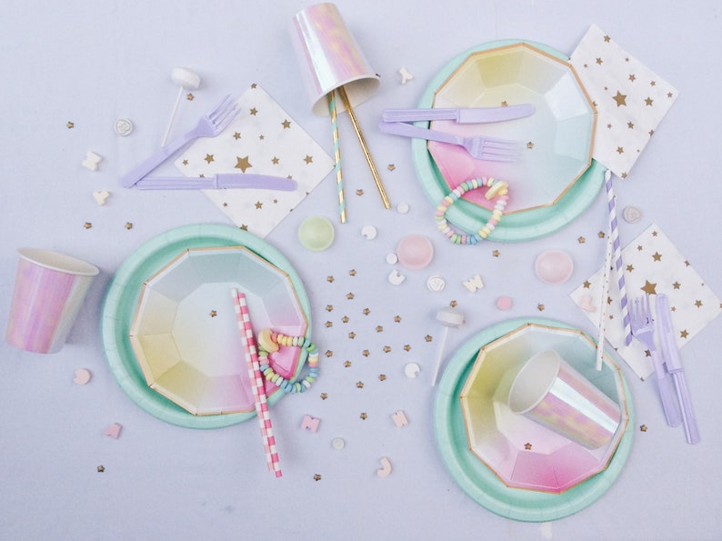 Pastel Macaron Rainbow Unicorn Party in a Box Macaron - Etsy