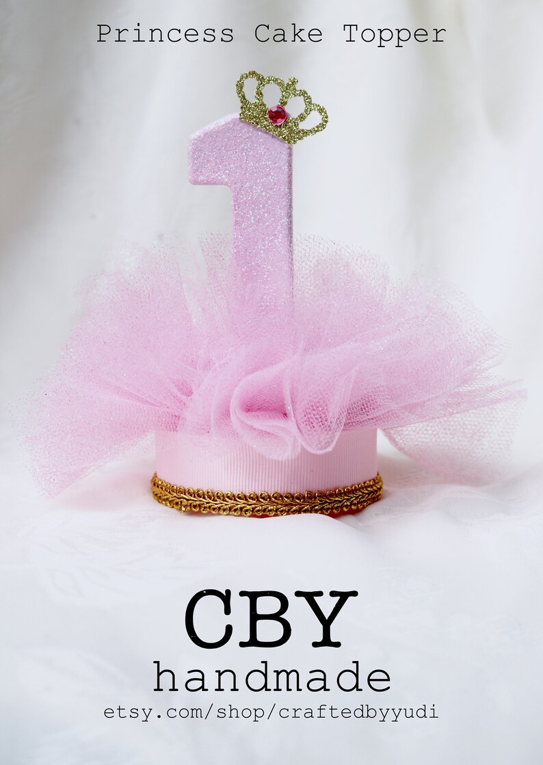 Princess Cake Topper Smash Cake Topper First Birthday Cake | Etsy