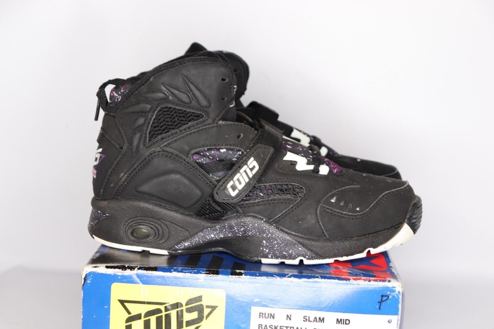 90s New Converse Cons React Kevin Johnson Run N Slam Mid | Etsy