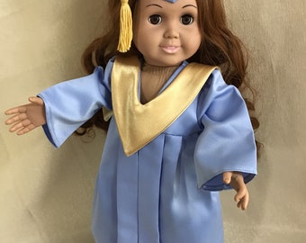 Graduation Cap and Gown for 18 Inch Dolls in Grape Purple With | Etsy