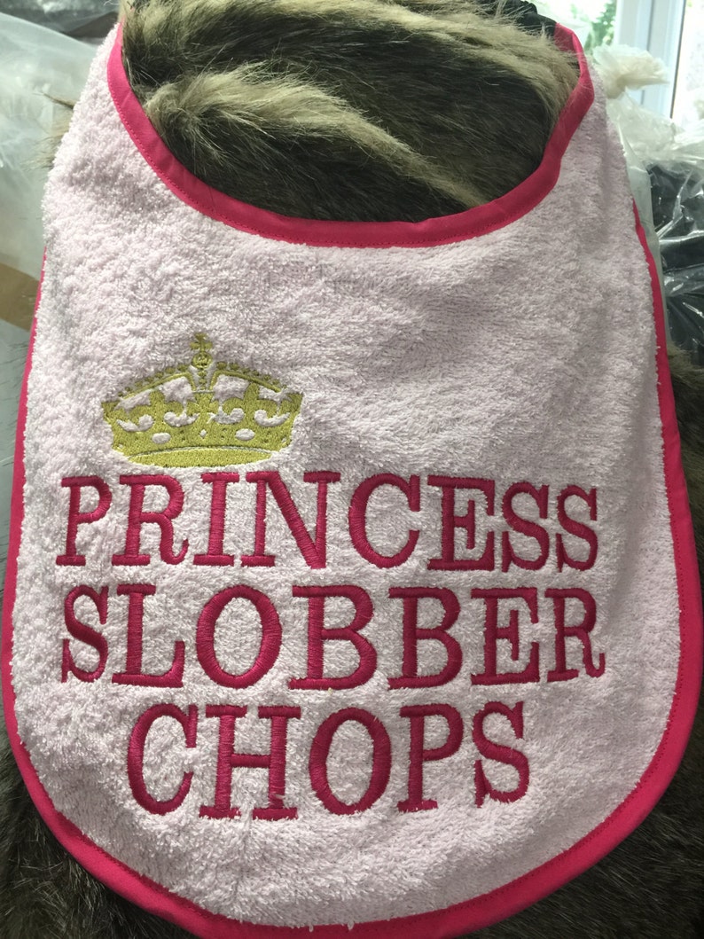 Big Dog Slobber Bibs Prince/princess Slobber Chops All New and | Etsy