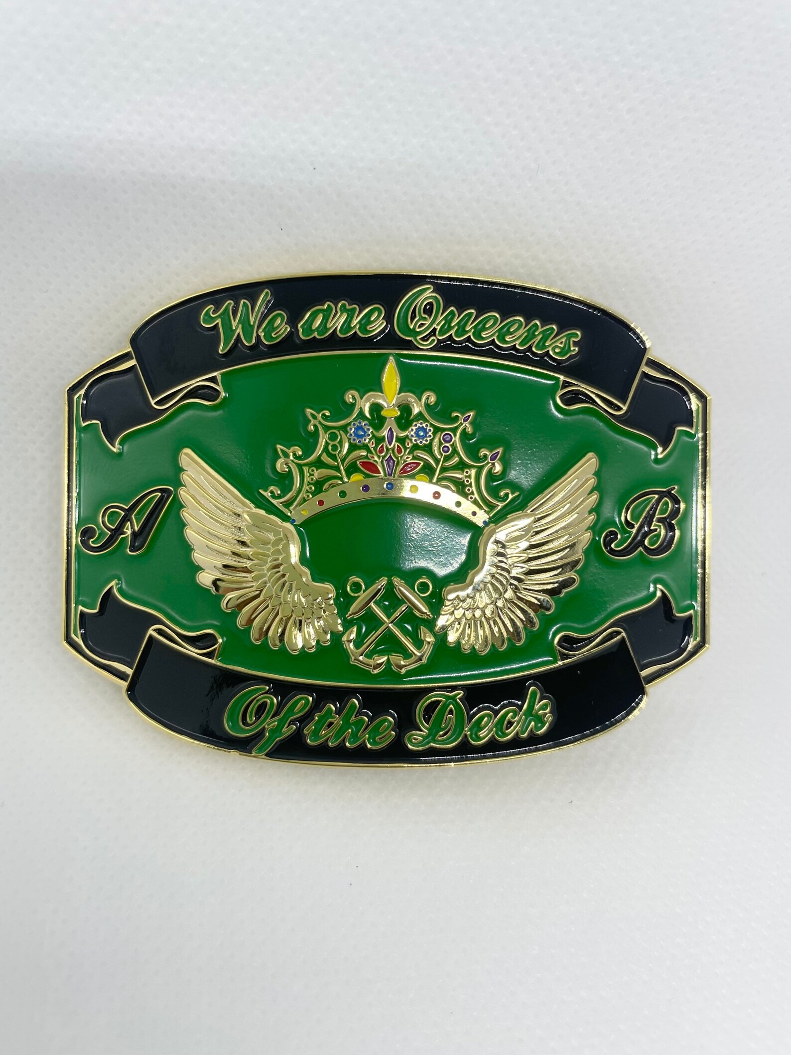 Green Female AB Belt Buckle - Etsy