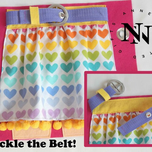 Quiet Book Page PATTERN Busy Book Page for Girls Instant - Etsy