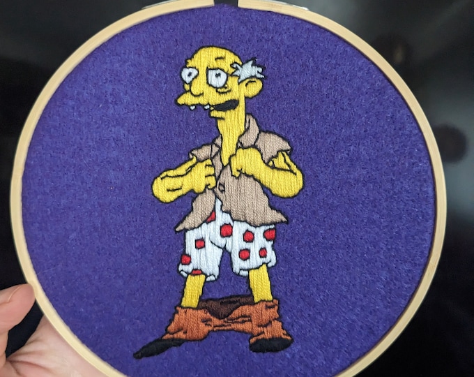 Old Grey Mare Dancer Simpsons Embroidery - Etsy